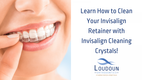 Cleaning Your Retainer With Invisalign Cleaning Crystals!